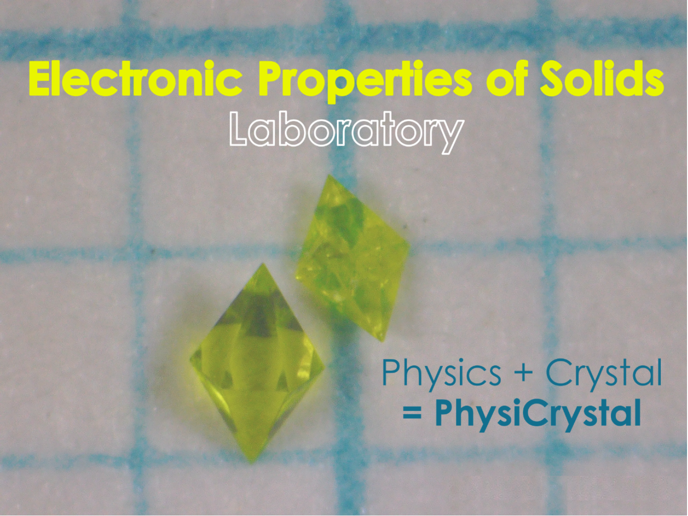 Electronic Properties of Solids – Department of Physics, School of ...